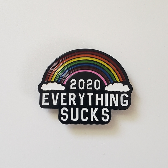 Jewelry | 215 220 Everything Sucks Pin | Poshmark